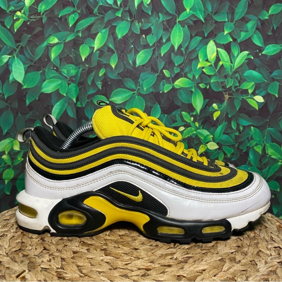Nike | Shoes | Nike Air Max Plus 97 Frequency Pack Yellow Black | Poshmark